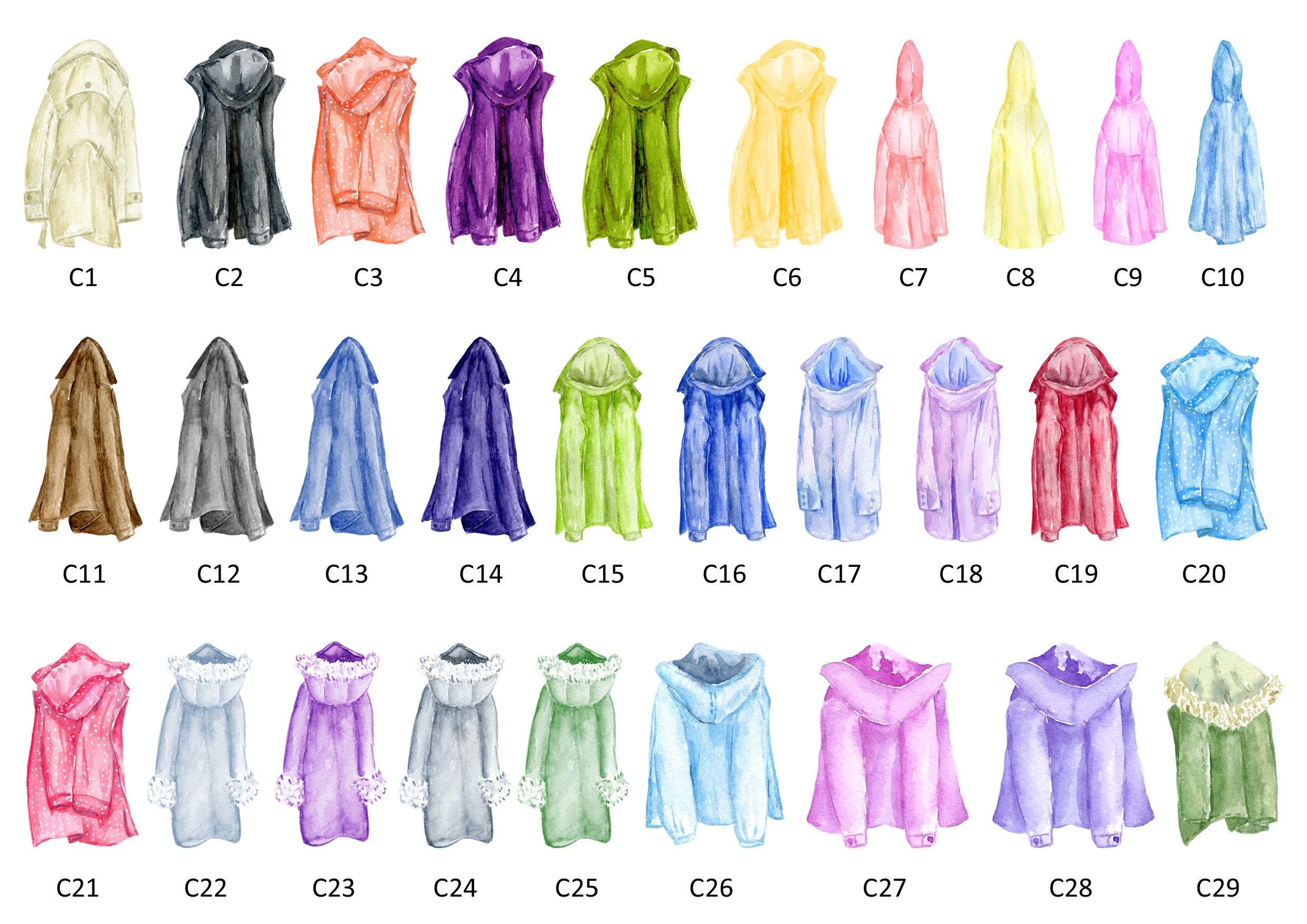 Personalised Family Print Coats Family Print | Etsy UK