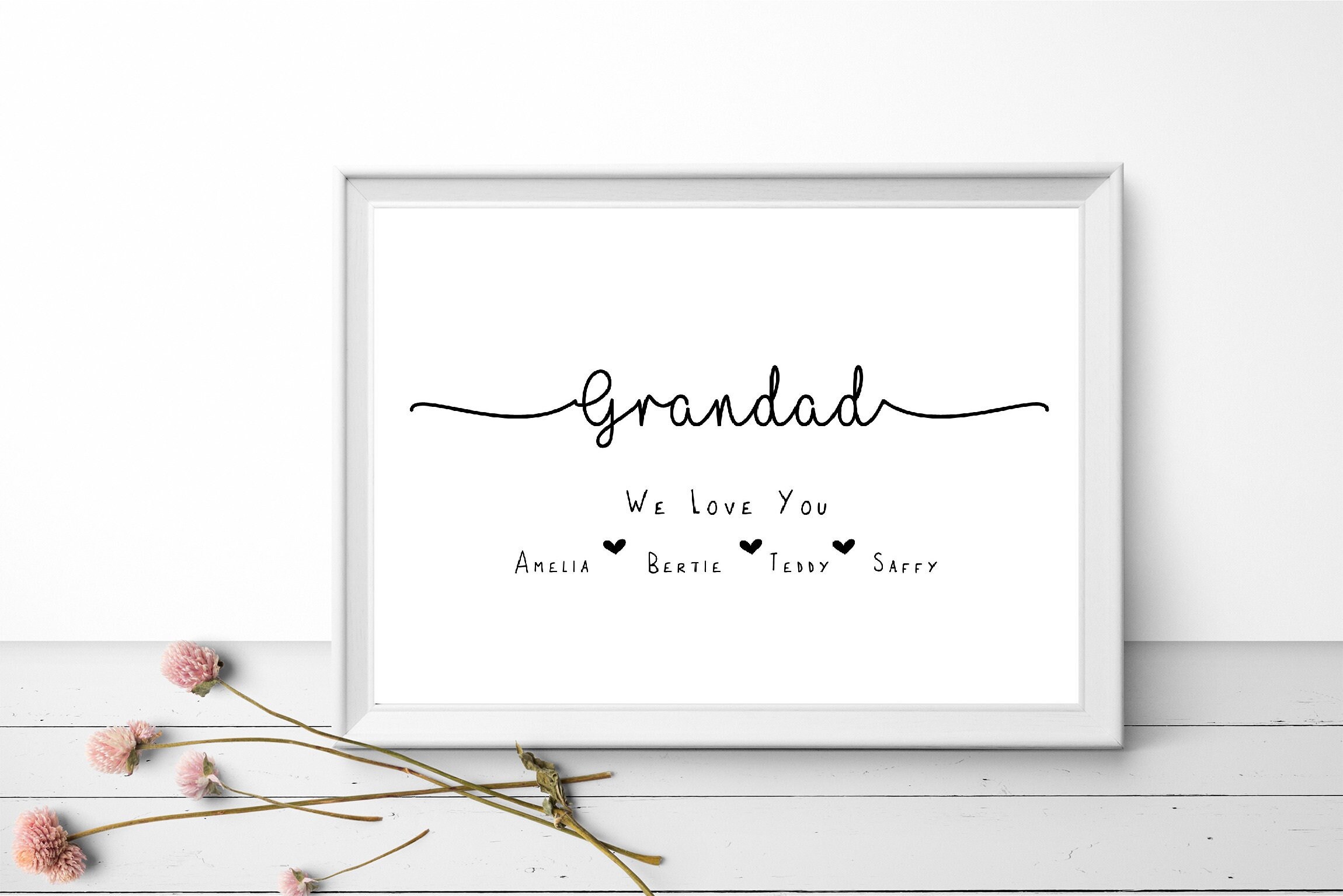 Personalised Gift For Grandad Happy Birthday Grandad Gift | Etsy