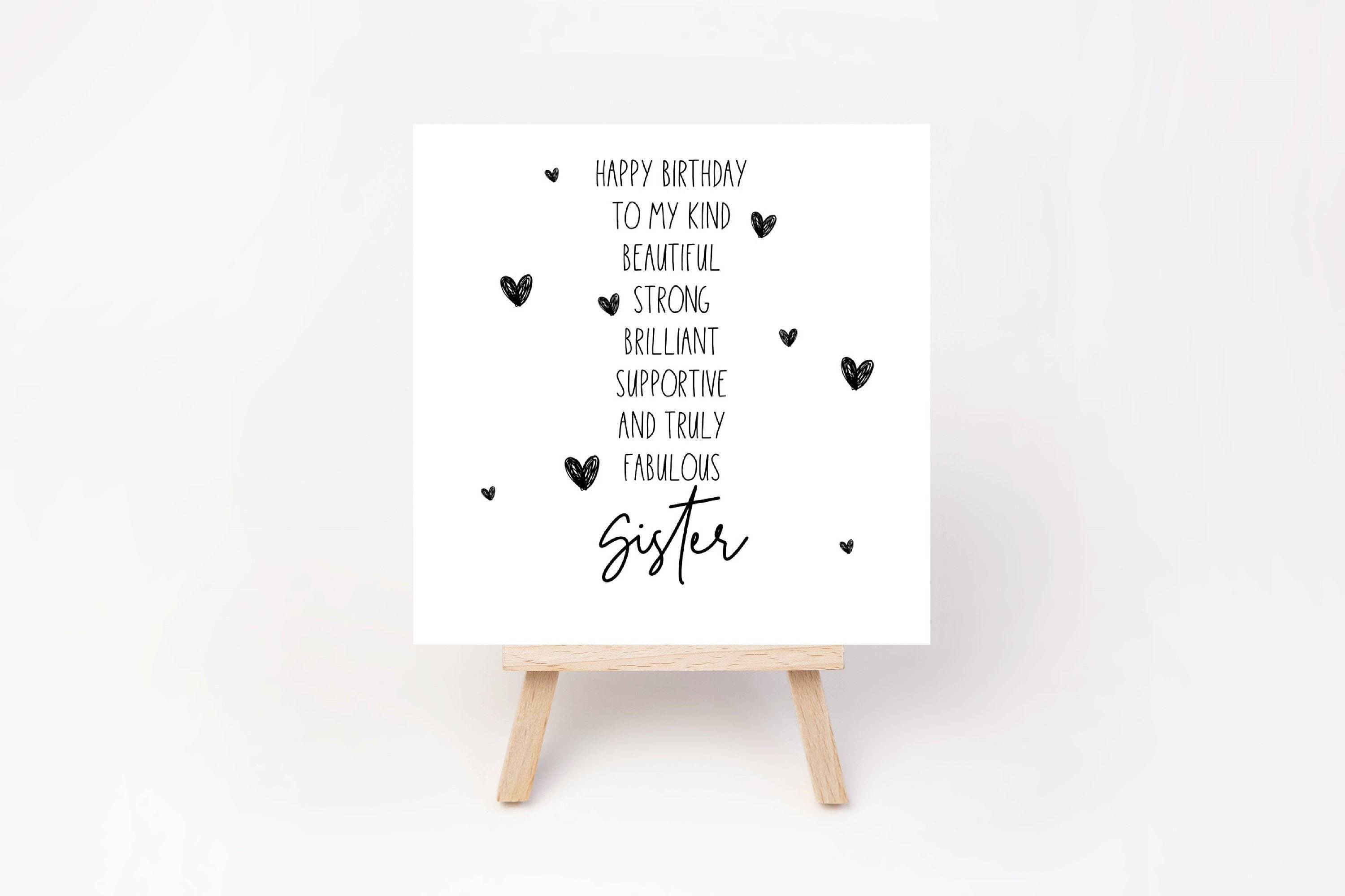 Birthday Card happy Birthday to My Kind, Beautiful, Strong, Brilliant ...