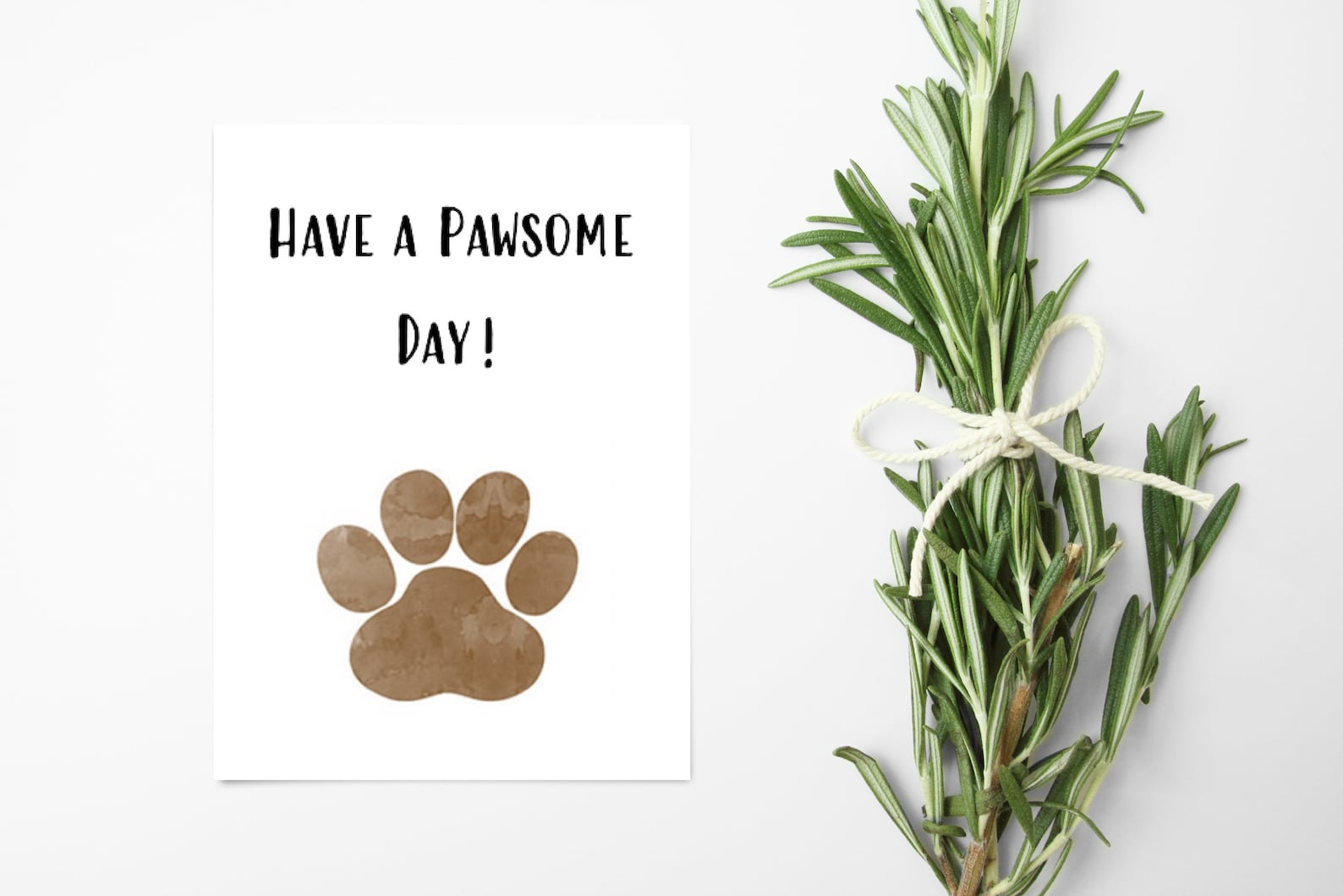 Have a Pawsome Day Geburtstagskarte Vatertagskarte Karte | Etsy