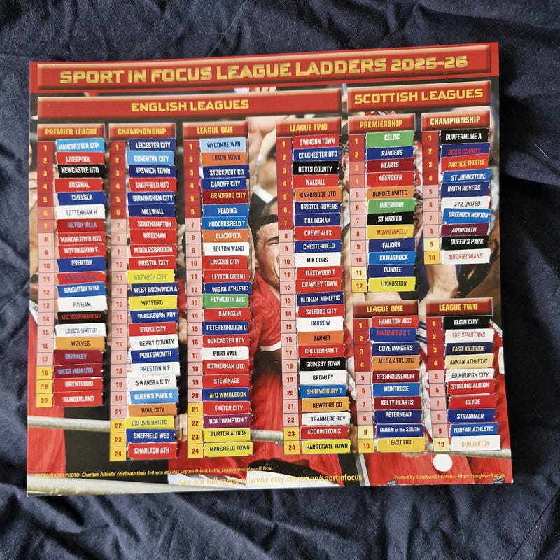 2025 26 Nfl Standings - Etsy New Zealand