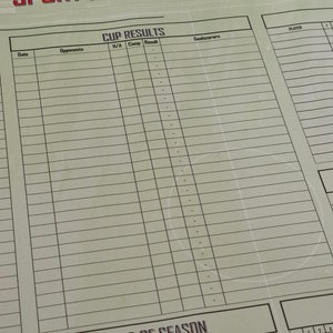 Team Tracker Wallchart - Etsy
