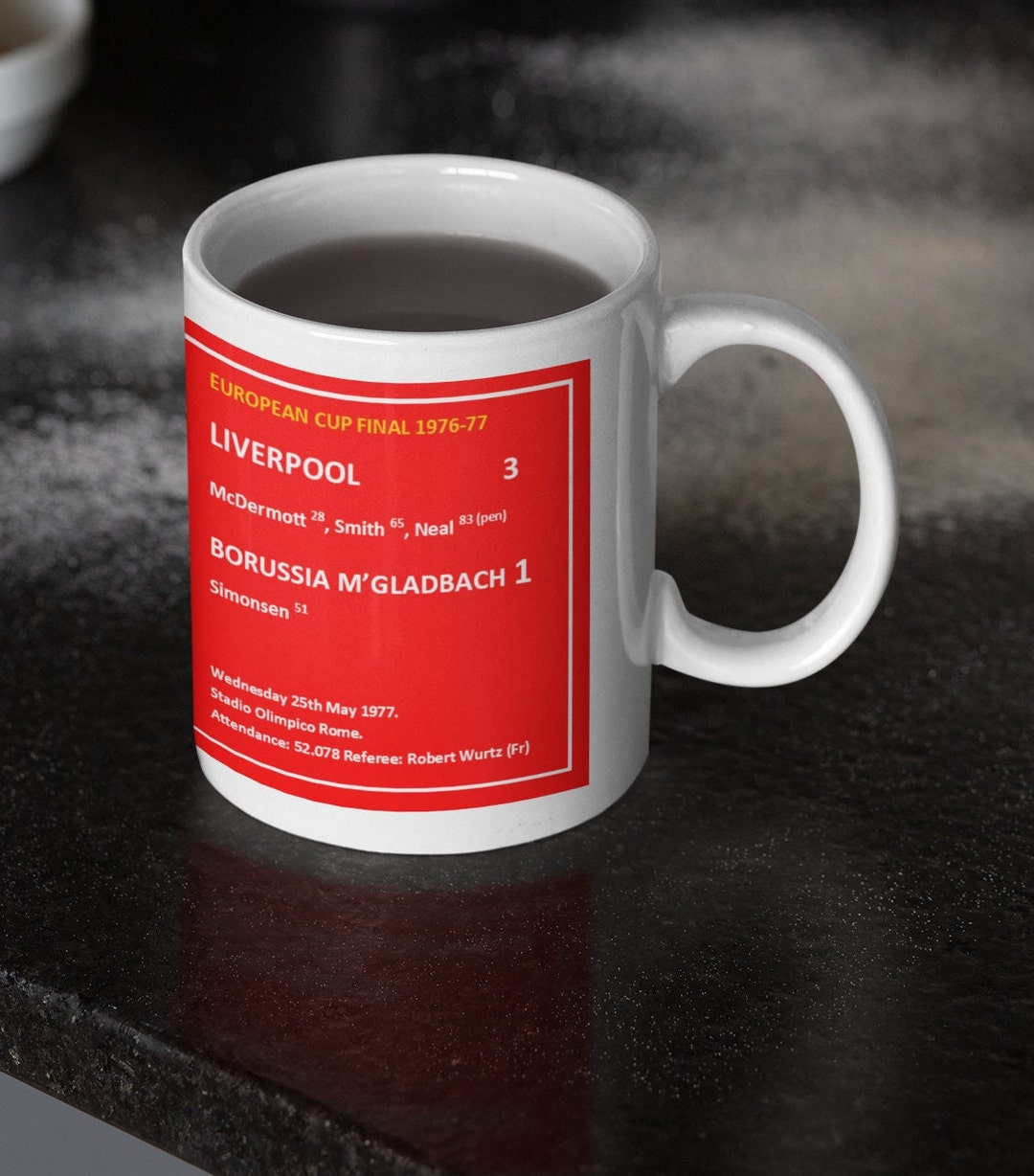 Liverpool FC 1977 Europena Cup Final Mug - Etsy