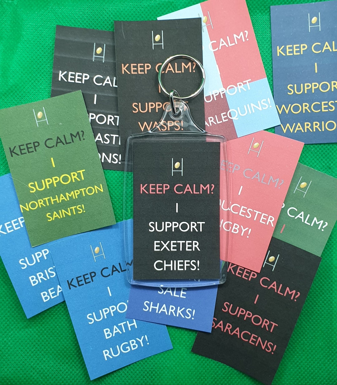 Keep Calm Guinness Rugby Premiership Keyring - Etsy UK