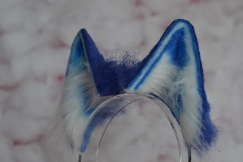 Blue Wolf Ears - Etsy