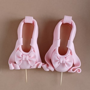Ballerina Shoes Cake Topper VIDEO Tutorial With Templates - Etsy