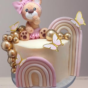 Fondant Teddy Bear Tutorial – Step by Step Cake Topper Video Course ...