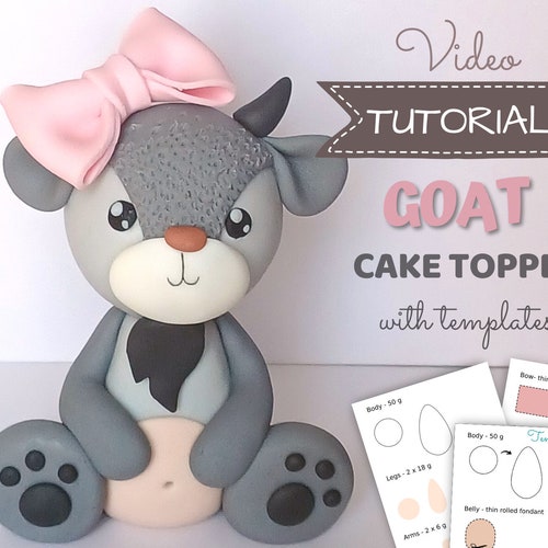 Fondant Princess Cake Topper Step by Step Video Tutorial With - Etsy