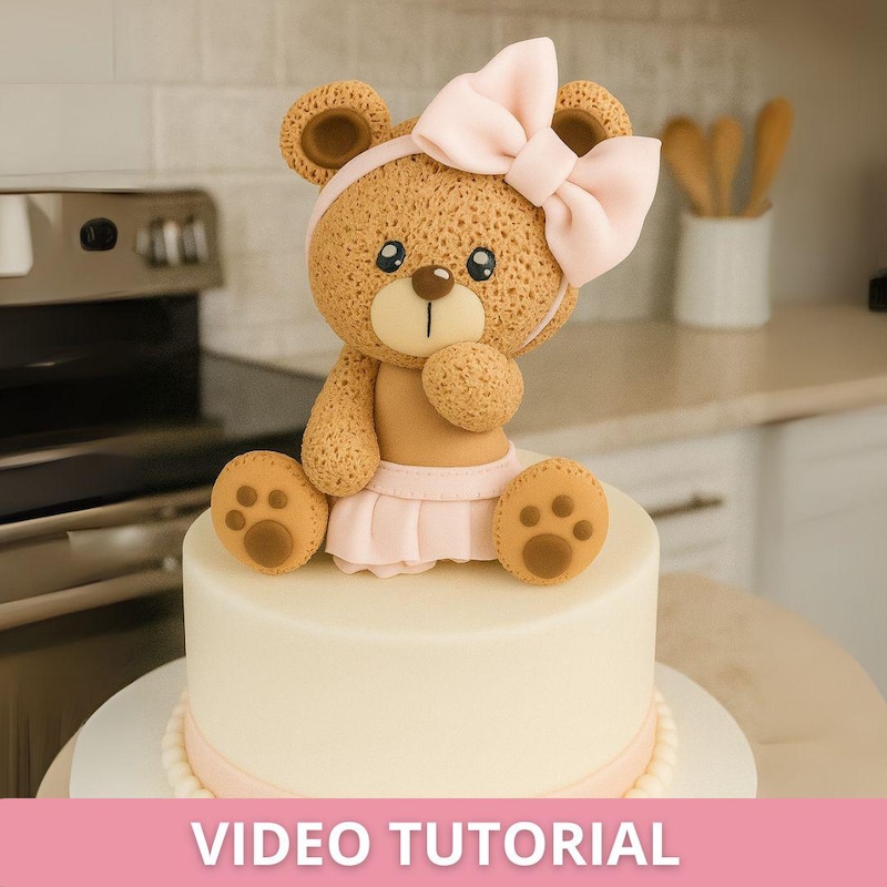 Bear Cake Topper Mould - Etsy