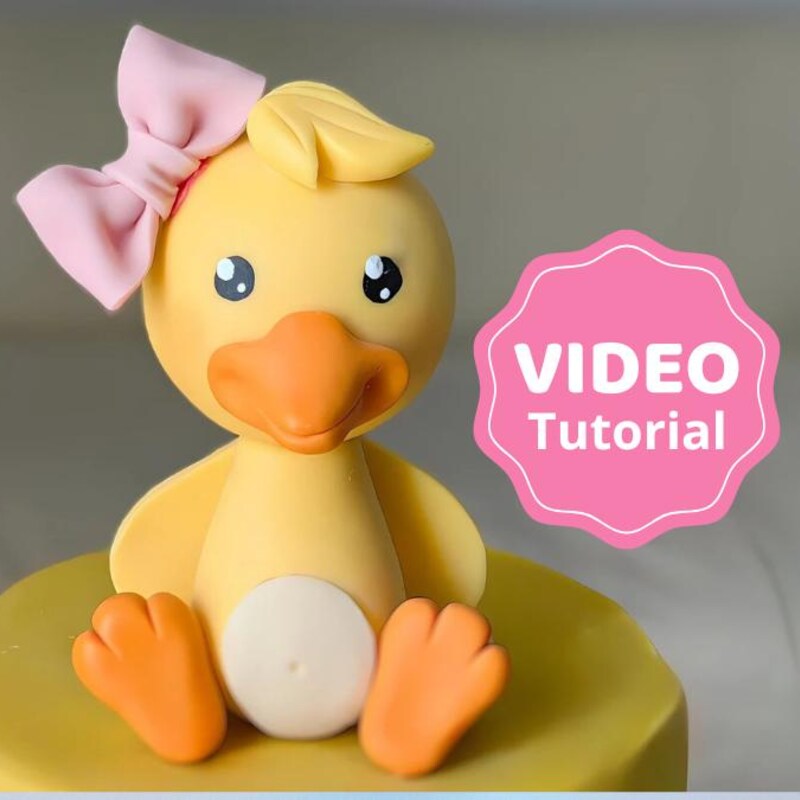 Duck Fondant Cake Topper - Etsy