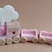 Fondant Train With Teddy Cake Topper VIDEO Tutorial With Templates - Etsy