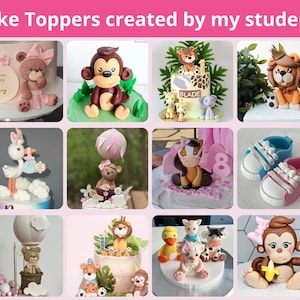 Get Instant Access to 100+ Cake Topper Tutorials With Templates Loved ...