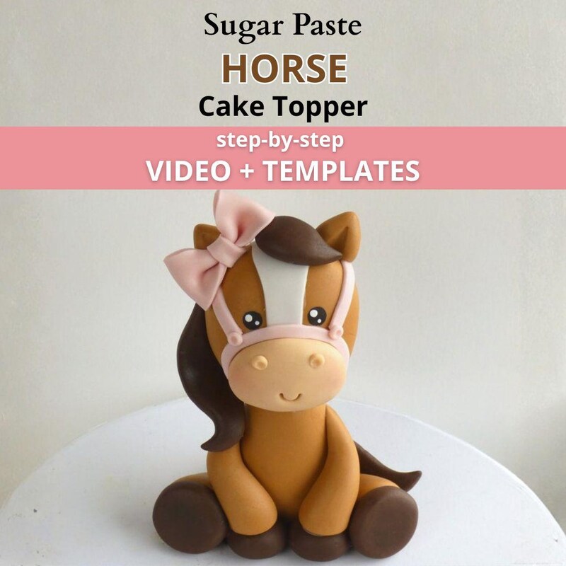 Horse Cake. Topper - Etsy UK