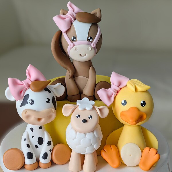 Fondant Farm Animals - Etsy