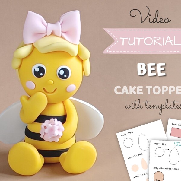 Fondant Bumble Bee - Etsy