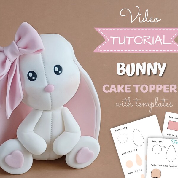 Fondant Bunny - Etsy