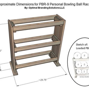 Customized Bowling Ball Rack - Customization Options (choose Engraving ...