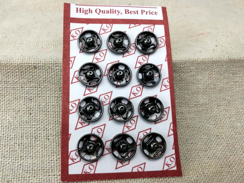 10 Mm Snaps /10 Mm Snap /metal Buttons 10 Mm - Etsy
