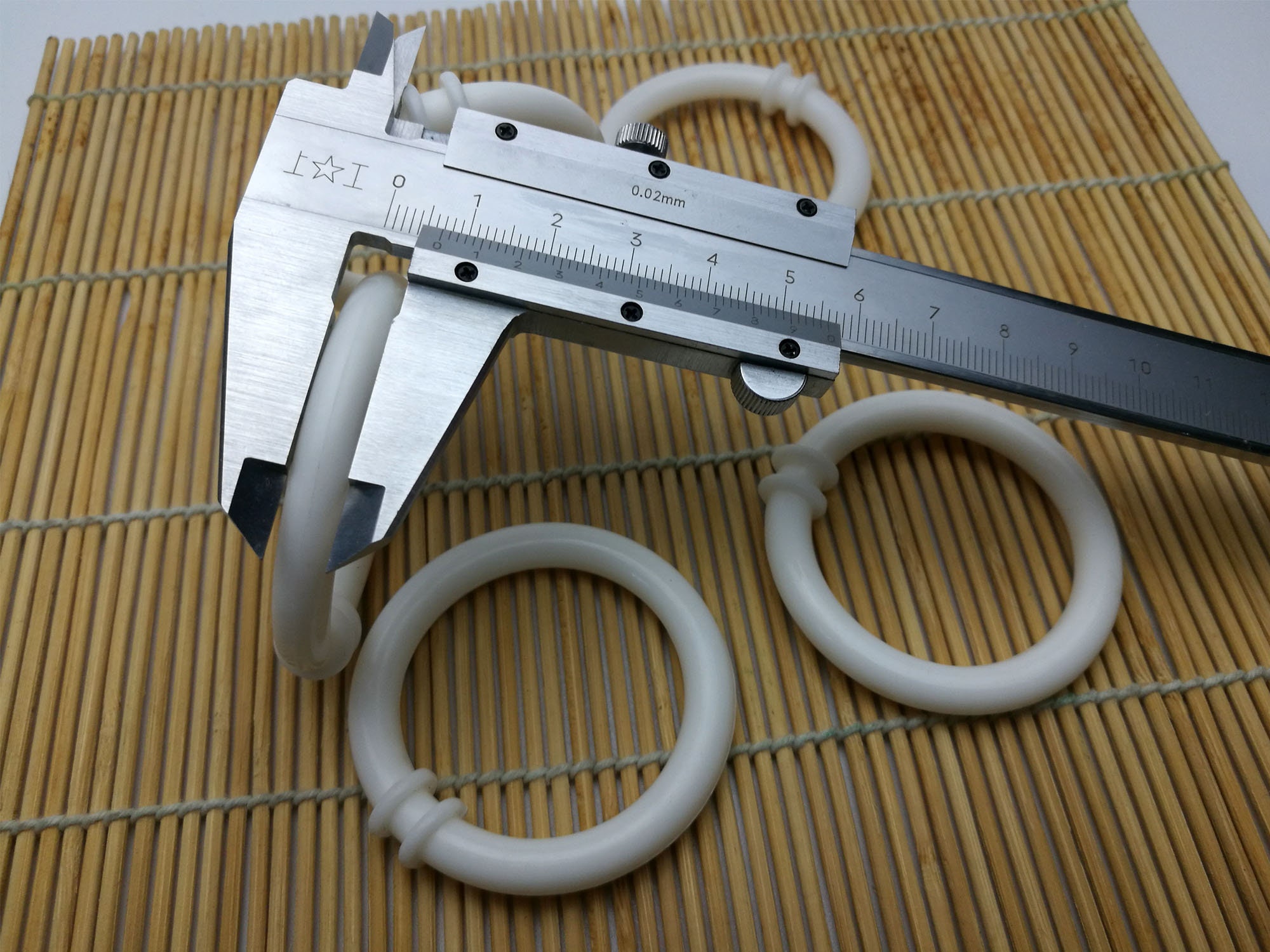 Plastic Macrame Rings Toy Linking Rings White2 Inch Set of | Etsy