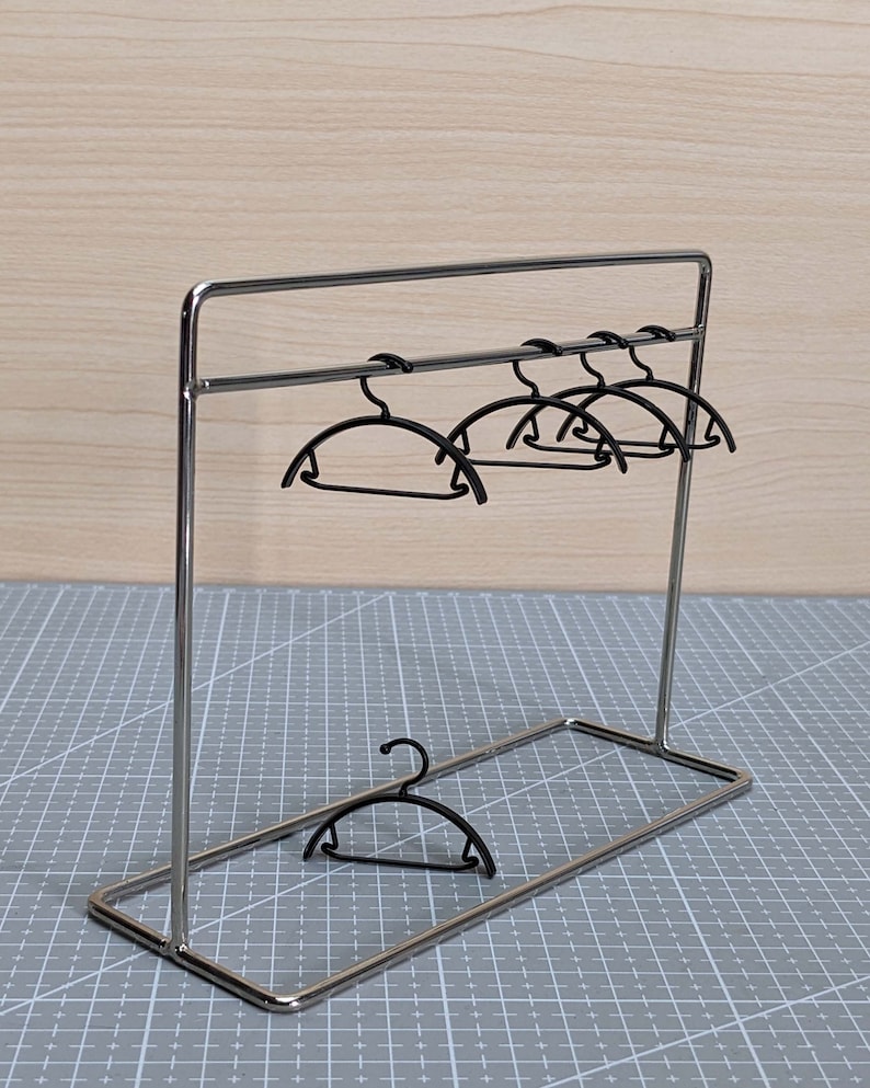 1:12 Scale Metal Doll Clothing Rack Set BJD Clothing Rack - Etsy