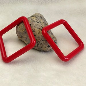 Plastic Macrame Craft Rings, Square Plastic Craft Rings,square Craft ...