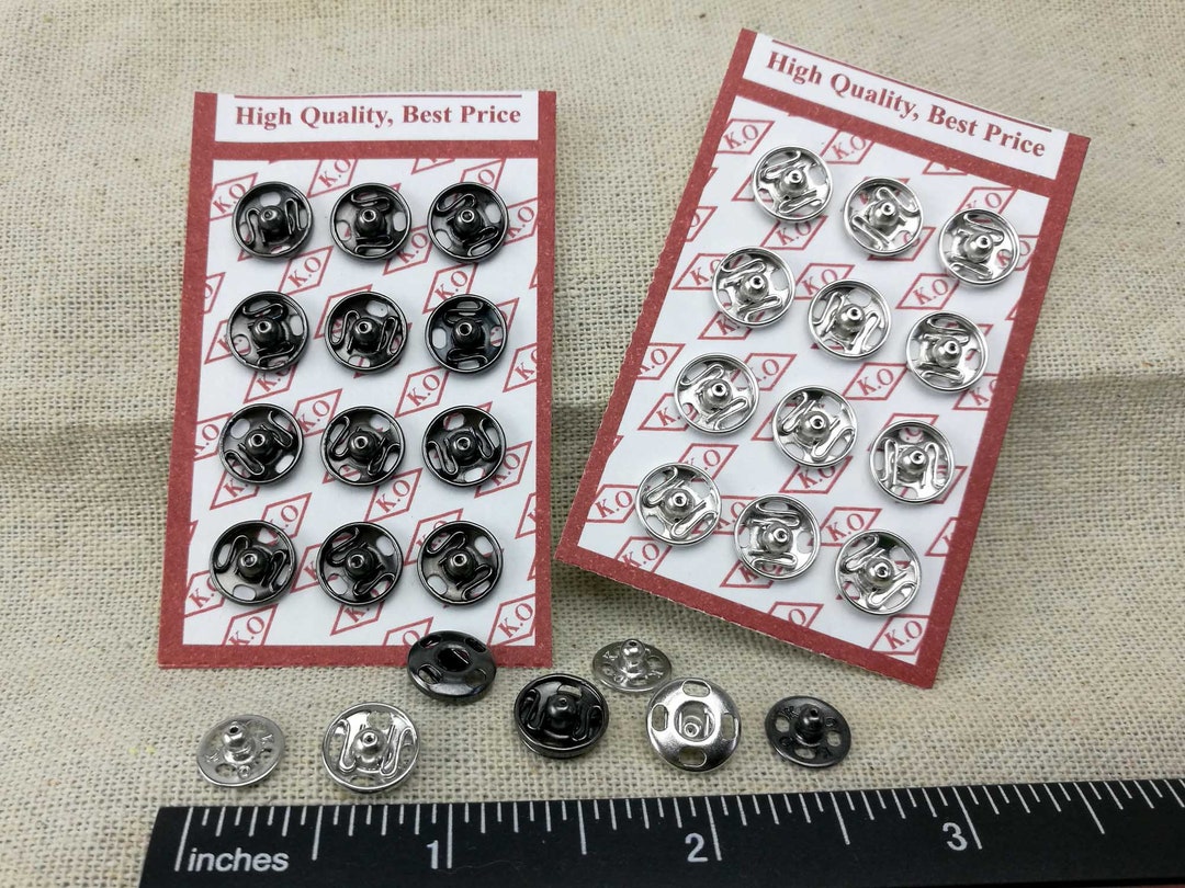 10 Mm Snaps /10 Mm Snap /metal Buttons 10 Mm - Etsy