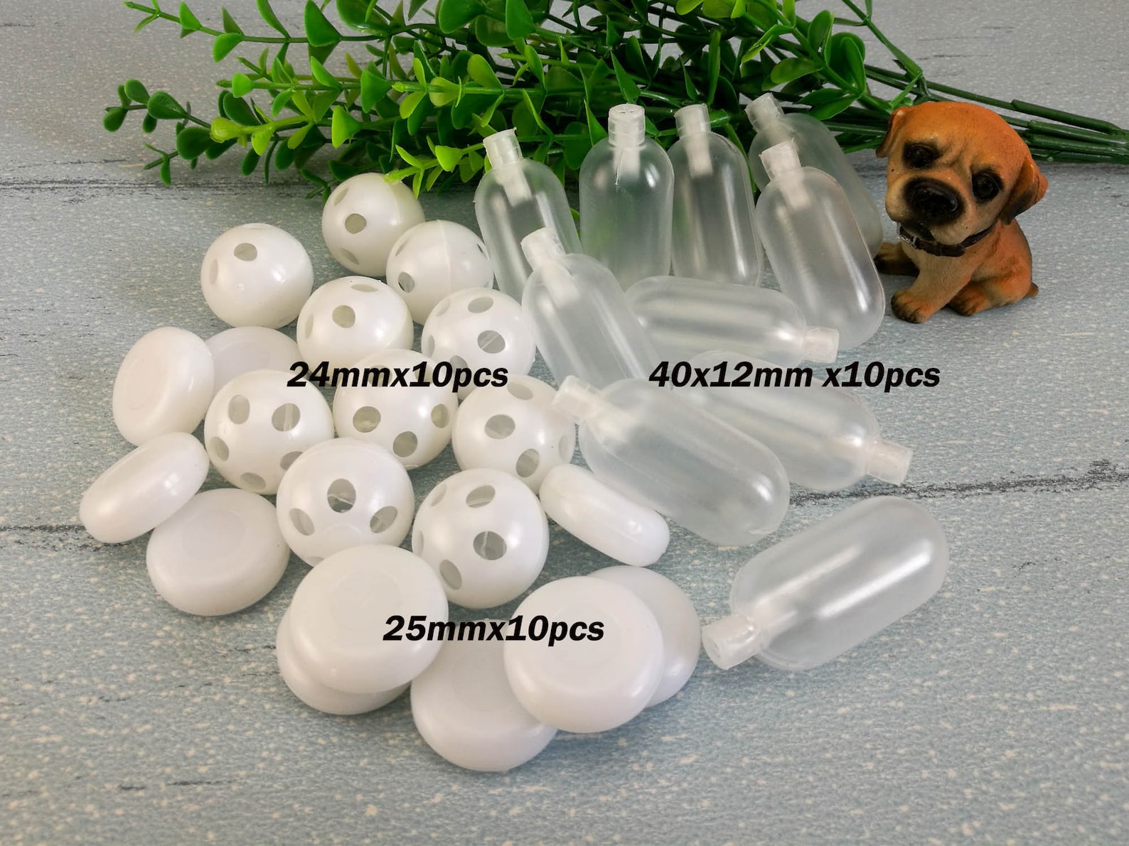 30 Small and Medium Squeakers - Dog Toy Replacement Squeaker -toys ...