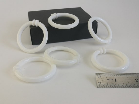 Plastic Macrame Rings Toy Linking Rings White2 Inch Set of | Etsy