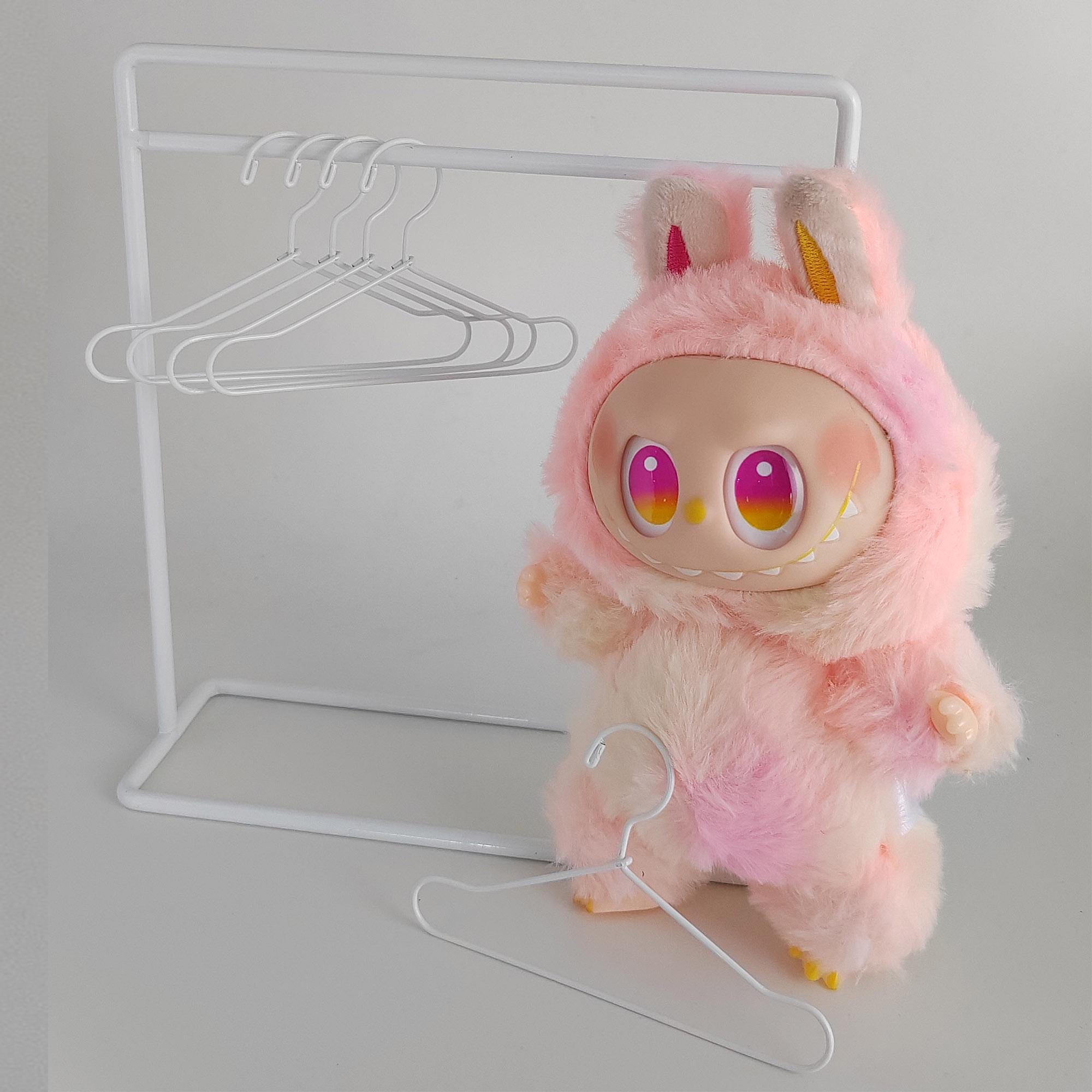 Metal Doll Clothes Rack for 17cm Labubu Dolls: Includes 5 Hangers - Etsy