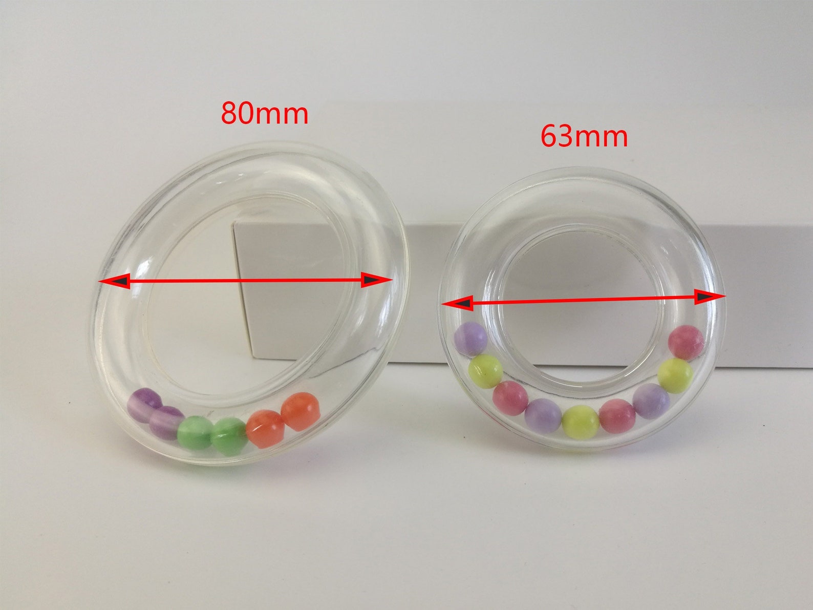 Rattle Discs / Rattle Ring 3 Pcs or 6 Pcs / Baby Plastic - Etsy