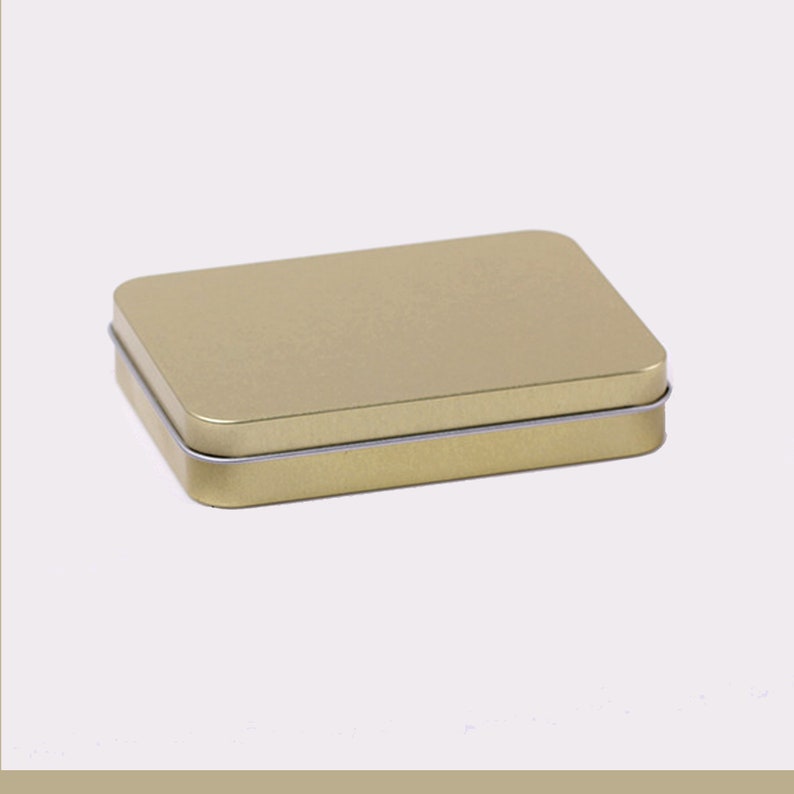 Rectangular Metal Tin ,craft Tin ,stash Container ,9 Color,5 Pack - Etsy