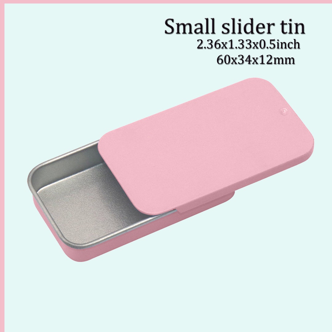 Rectangular Slide Top Tins，solid Perfume Sliding Tins，lip Balm Sliding ...