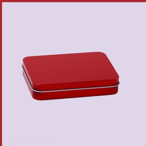 Rectangular Metal Tin ,craft Tin ,stash Container ,9 Color,5 Pack - Etsy