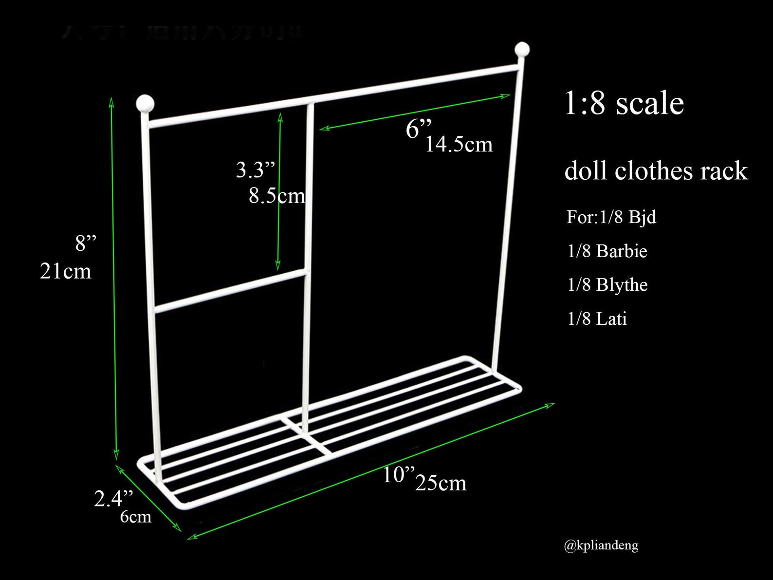 1/12 Scale Metal Doll Clothing Rack Set Doll Clothes Storage - Etsy