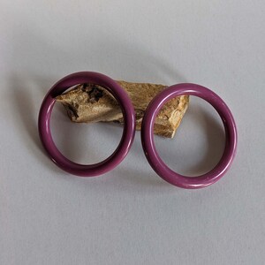 Plastic Macrame Rings/ 10 Pcs 54mm ( 2 Inch) Round Hoops/color Plastic ...