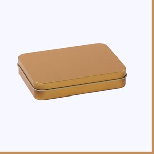 Rectangular Metal Tin ,craft Tin ,stash Container ,9 Color,5 Pack - Etsy