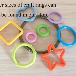 Plastic Macrame Craft Rings, Square Plastic Craft Rings,square Craft ...