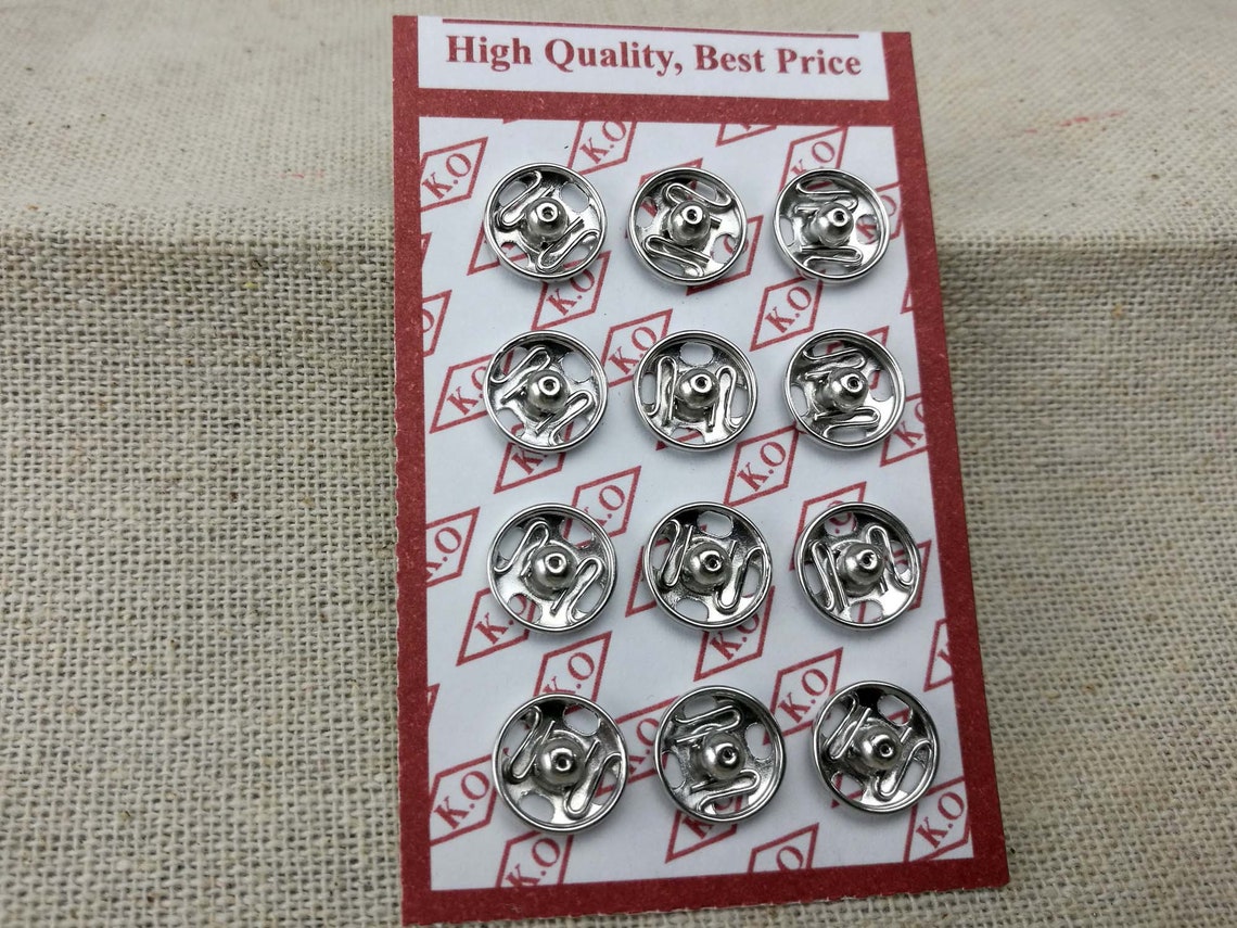 10 Mm Snaps /10 Mm Snap /metal Buttons 10 Mm - Etsy