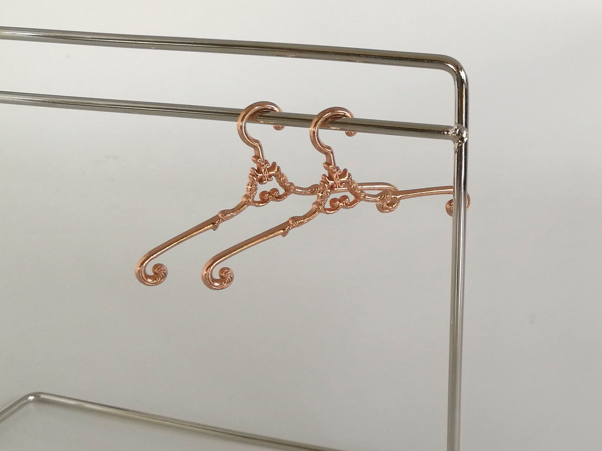 Miniature Hangers Antique Brass Clothes Hanger Mini Clothes - Etsy