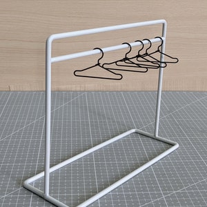 1:12 Scale Metal Doll Clothing Rack Set, Ob11 Clothing Rack, Doll ...