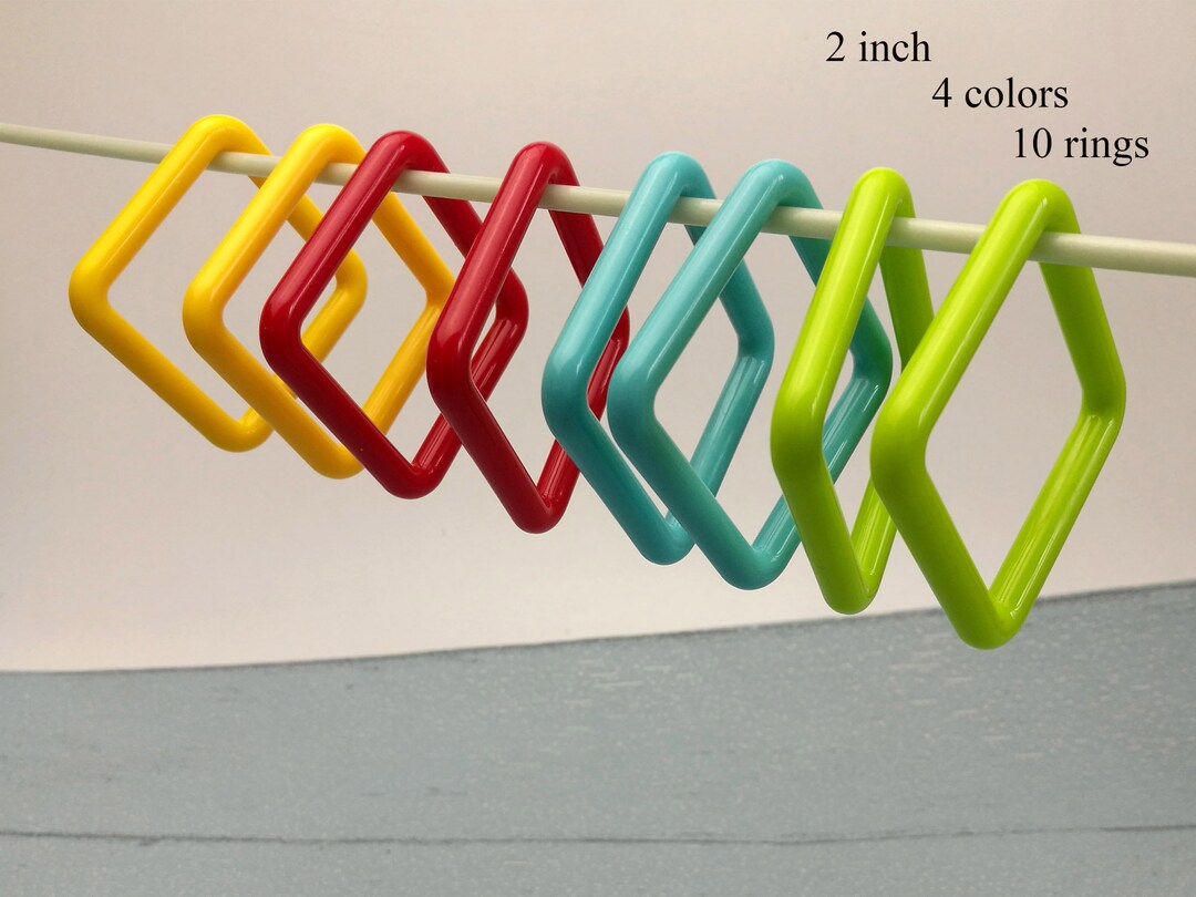 Plastic Macrame Craft Rings, Square Plastic Craft Rings,square Craft ...