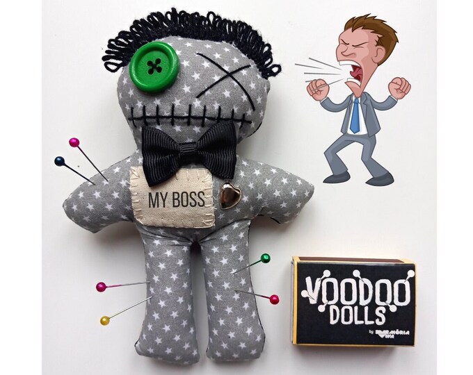 Emotional Support Voodoo Doll Fridge Magnet Pin Cushion Dammit Doll ...