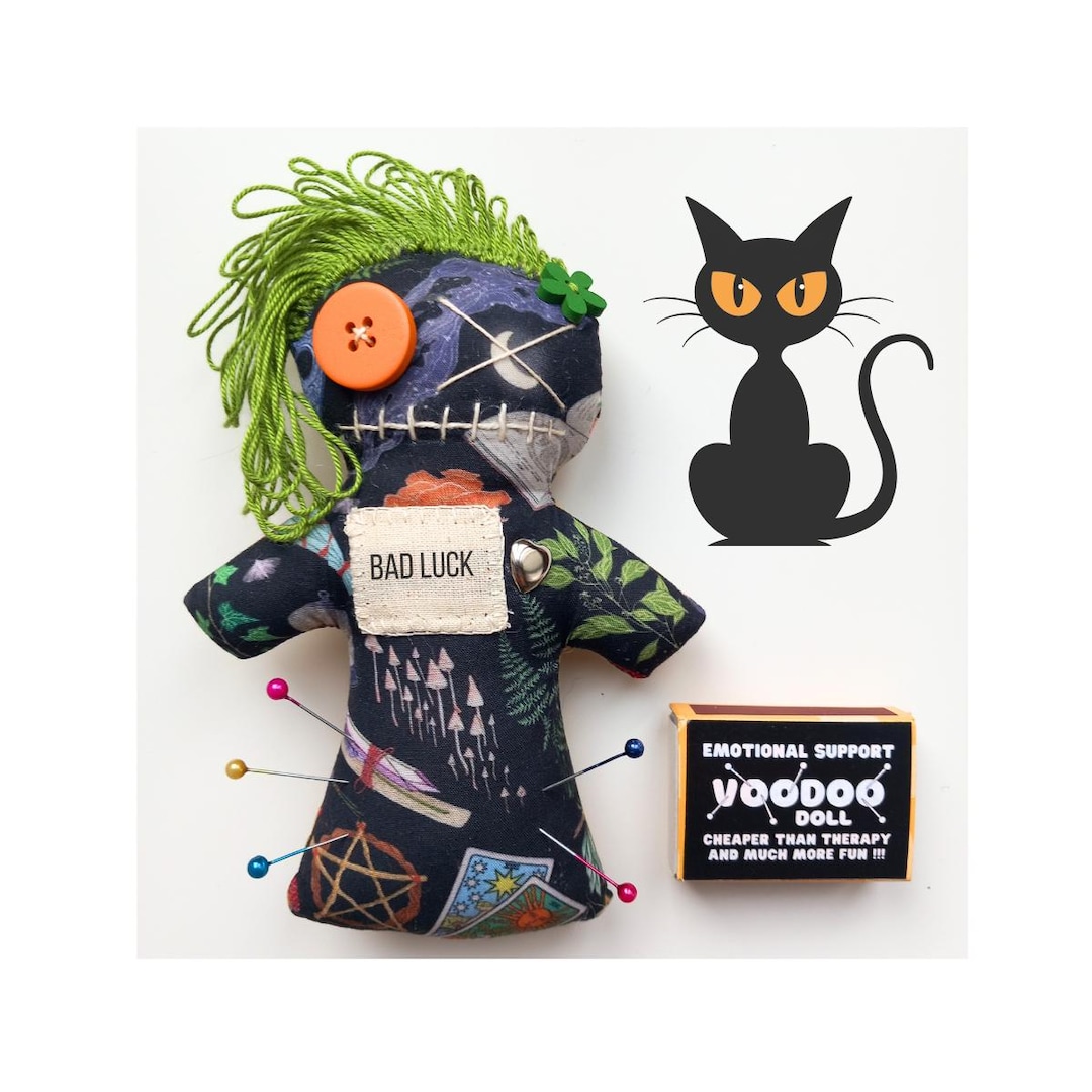 Stress Relieve Voodoo Doll - Fridge Magnet - Pin Cushion - Dammit Doll ...