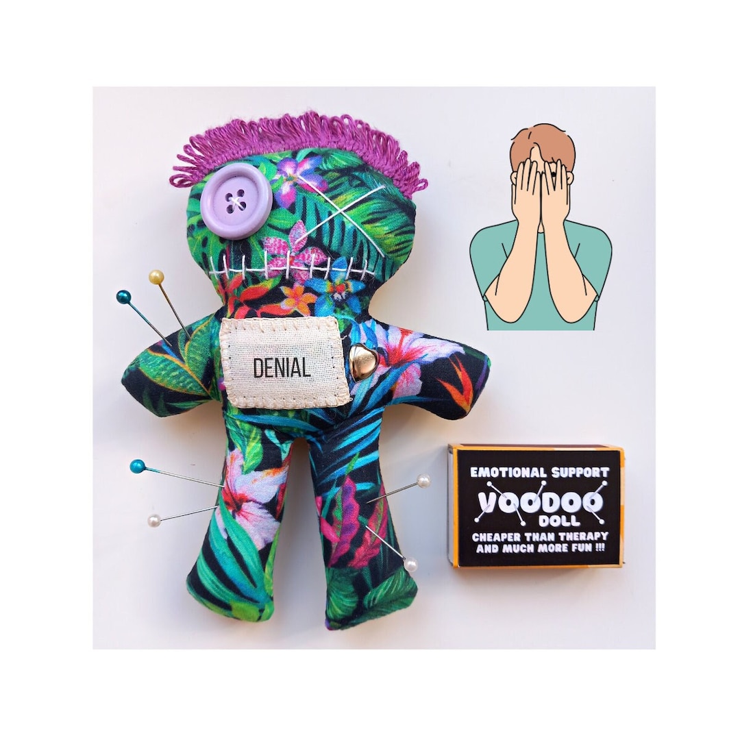 Stress Relieve Voodoo Doll Fridge Magnet Pin Cushion Dammit Doll ...