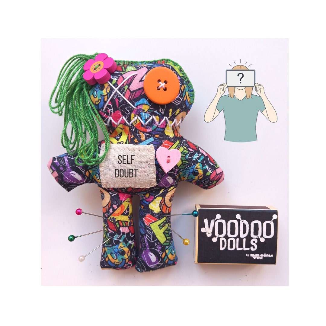 Stress Relieve Voodoo Doll Fridge Magnet Pincushion Dammitdoll ...