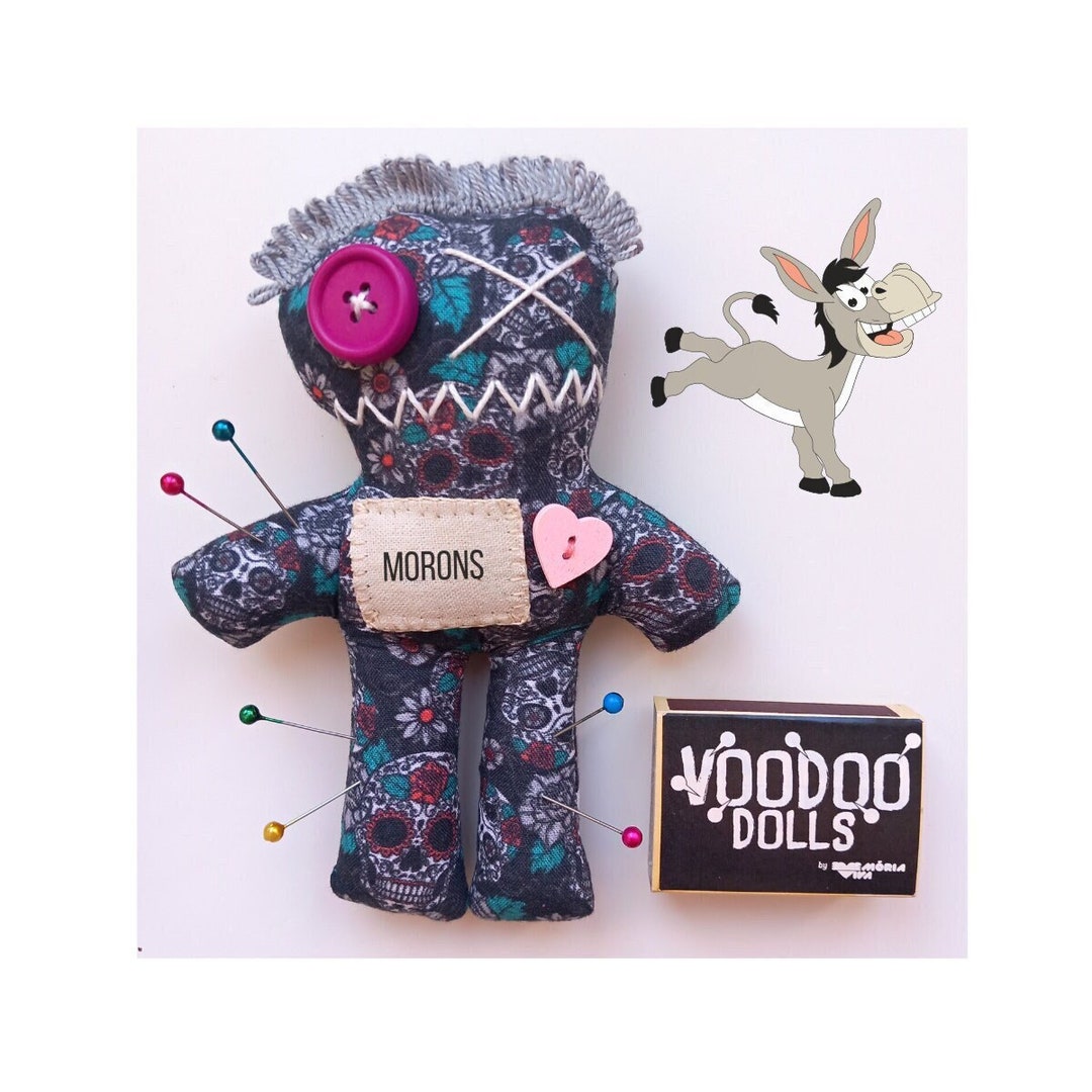 Stress Relieve Voodoo Doll Fridge Magnet Pin Cushion Dammit Doll ...