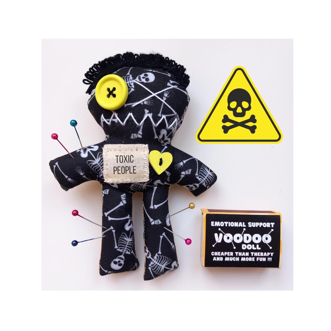 Voodoo Doll Fridge Magnet - Pin Cushion - Dammitdoll - Therapy - Snarky ...