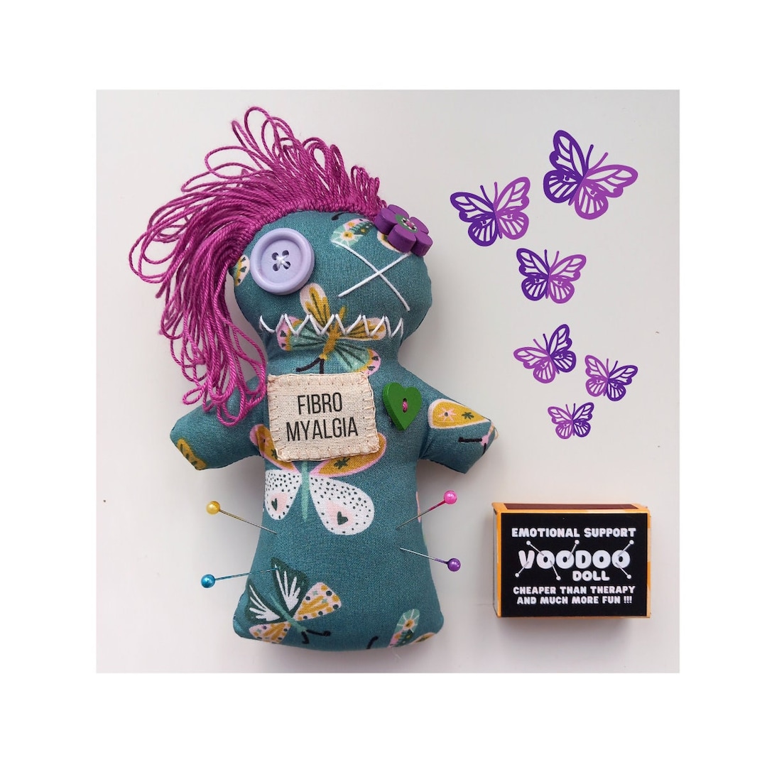 Stress Relieve Voodoo Doll Fridge Magnet Pincushion Dammit Doll Therapy ...
