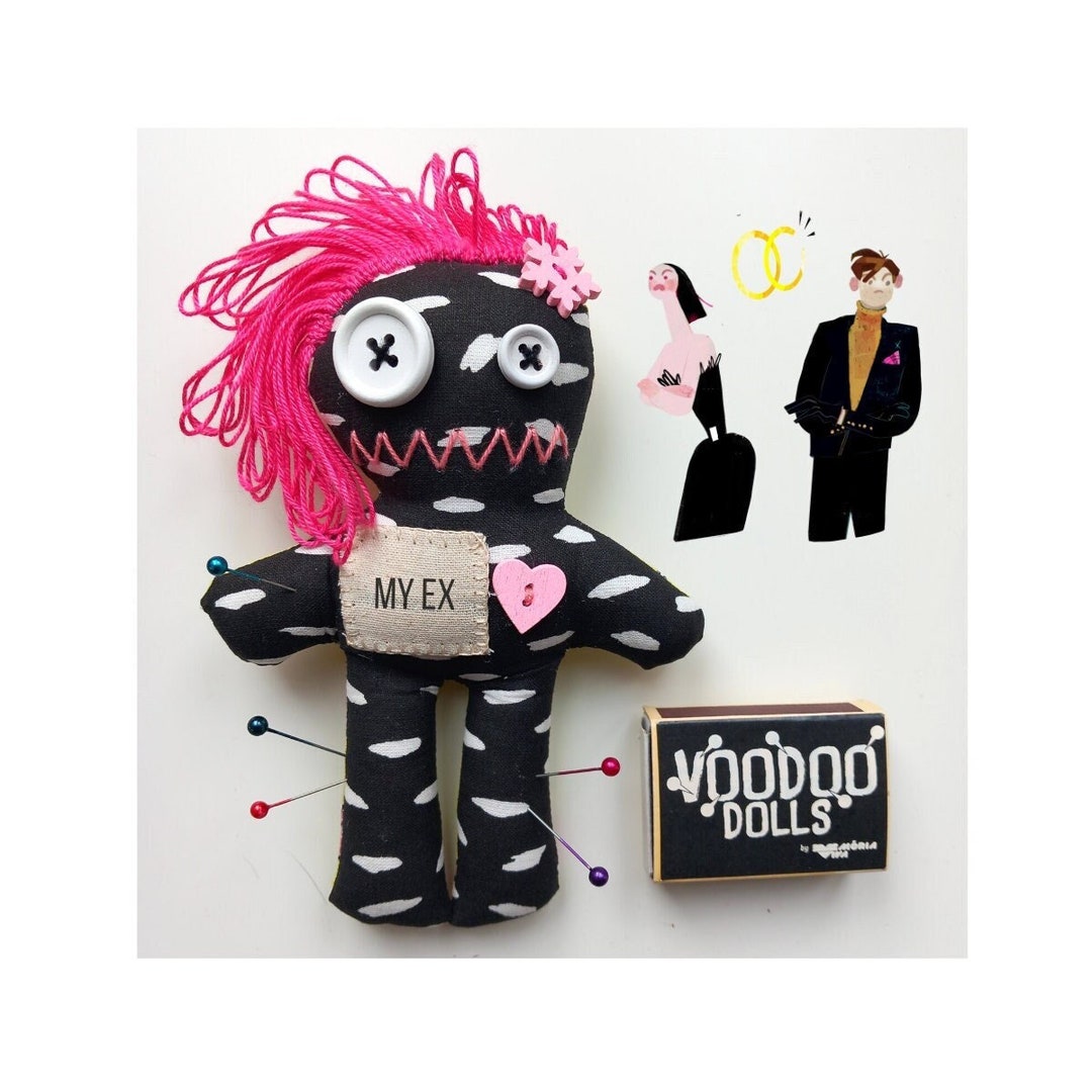 Emotional Support Voodoo Doll - Fridge Magnet - Pin Cushion - Dammit ...
