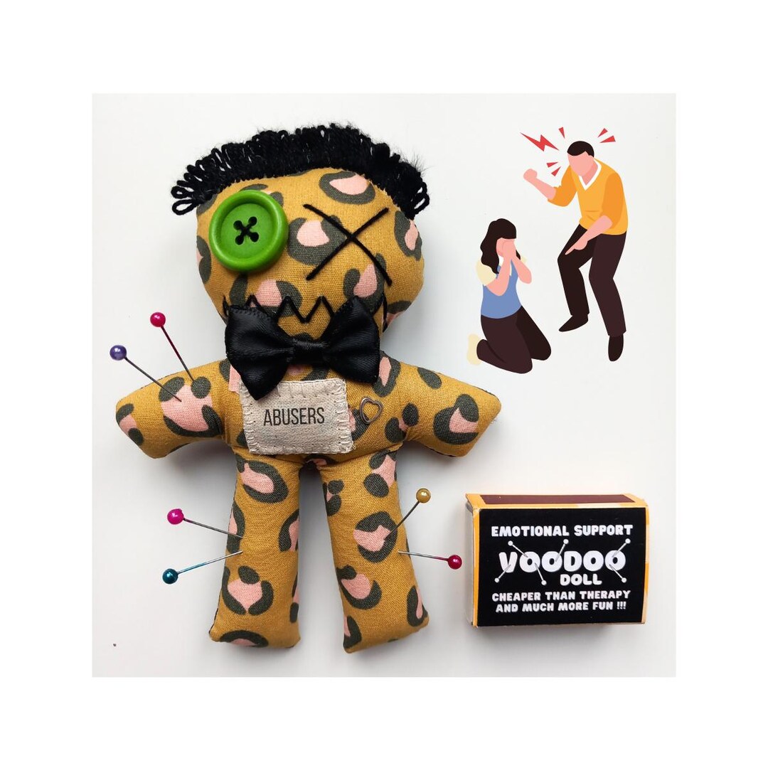 Boneco Voodoo Anti-Stress - Ímã de Geladeira - Almofada de Alfinetes ...